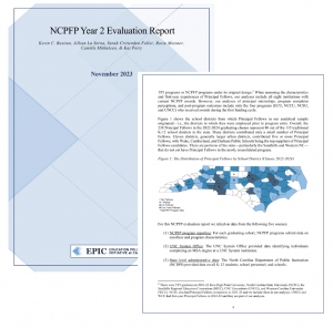 NC Principal Fellows Program – Strong Leaders = Strong Schools