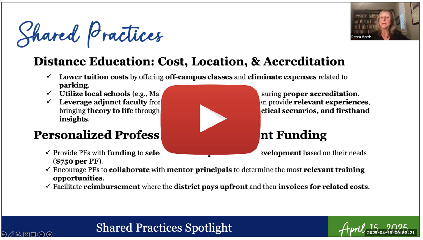 Principal Preparation Programs Shared Practices – NC Principal Fellows ...